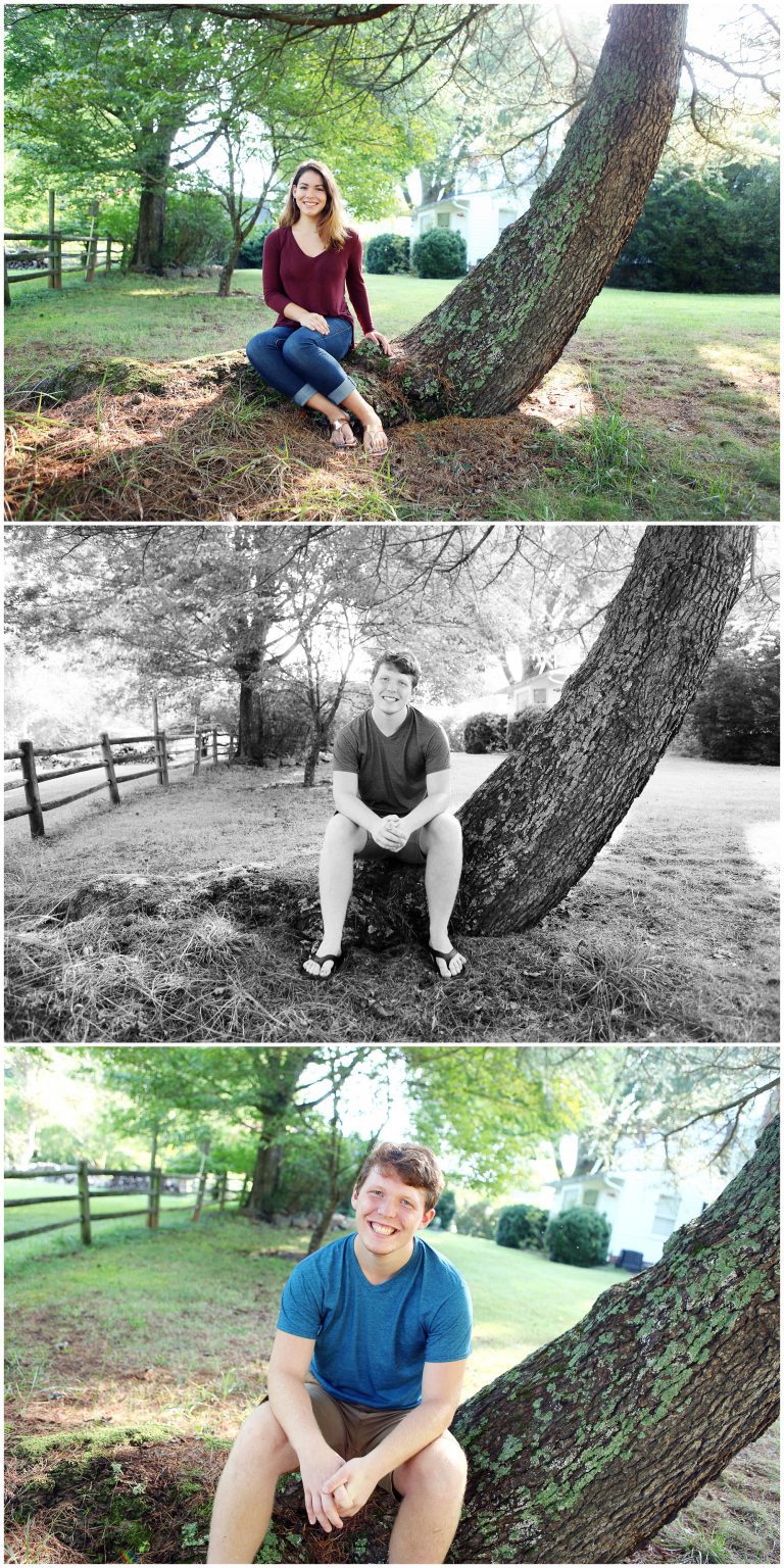Twin EC Glass Senior Portraits in Lynchburg