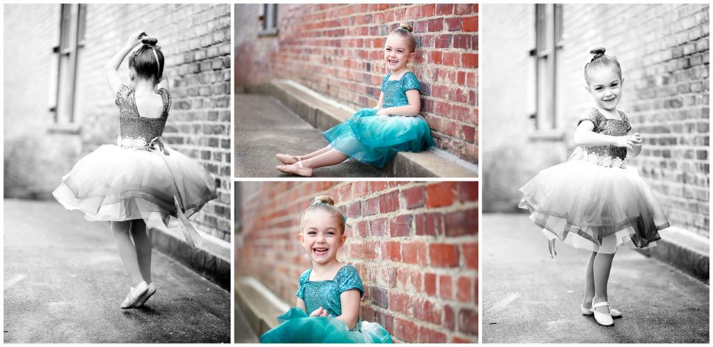 Orange Ballerina Spring Dance Recital Portraits in Gordonsville